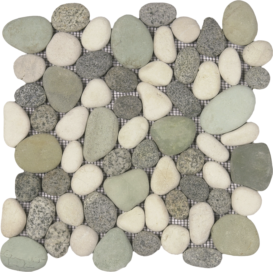 Bati Orient USA Mix Speckled/Green/Wh Rect Matte Pebble