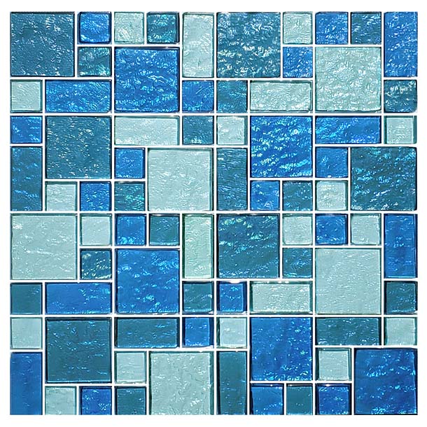 Artistry in Mosaic Mixed Blue Blend