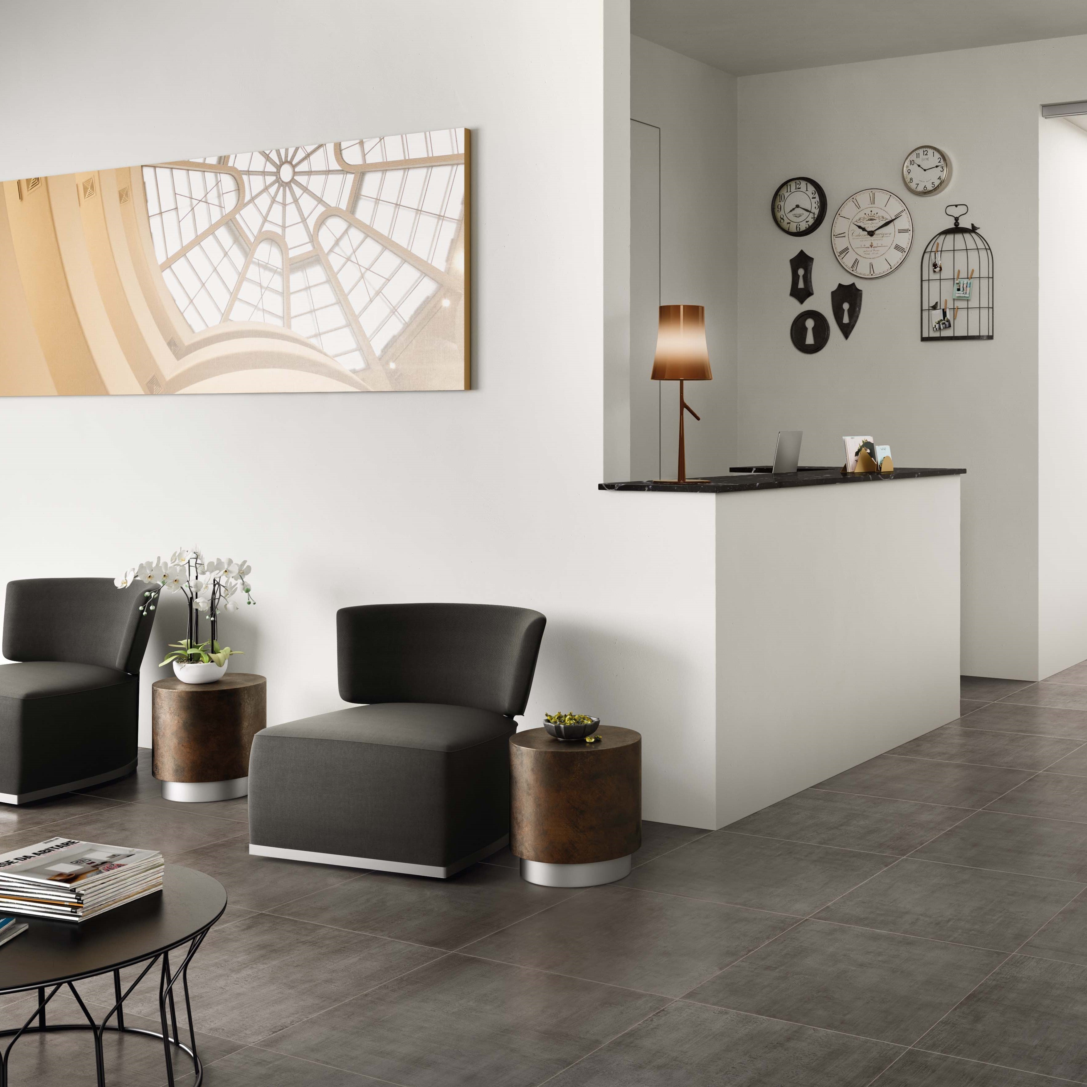 12x24 Smoke Tiles | Modern Elegance